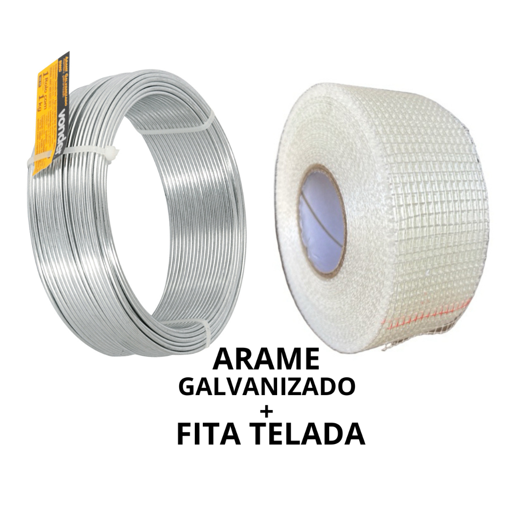 KIT Forro de teto Isopor eps gesso drywall Arame galvanizado 18 mm ...