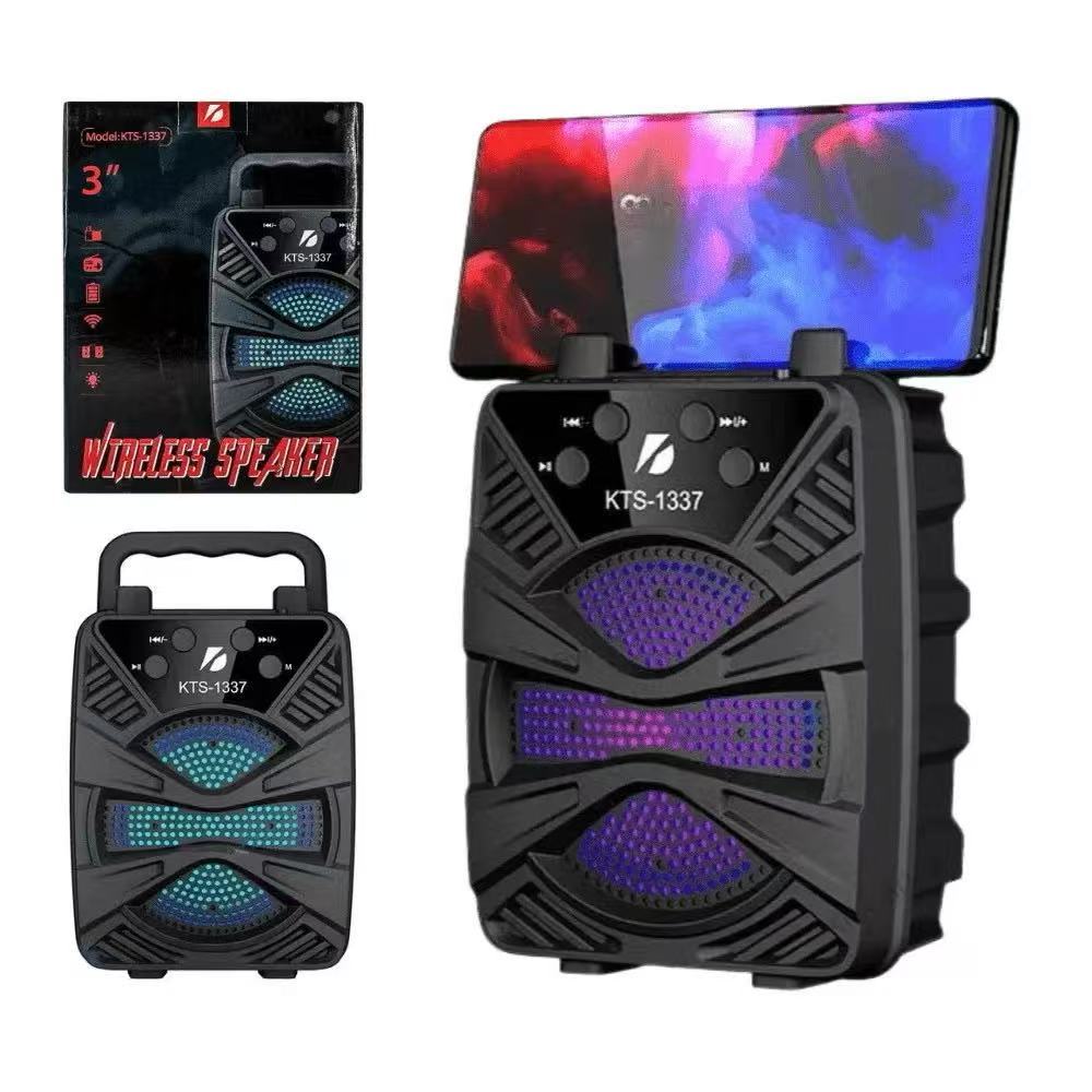 Caixa De Som Bluetooth Amplificada Portátil Fm Usb Mp3 Sd KTS-1337 de 3 ...