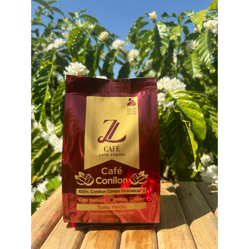 Café Conilon torra média 250g Cereja descascado | Shopee Brasil