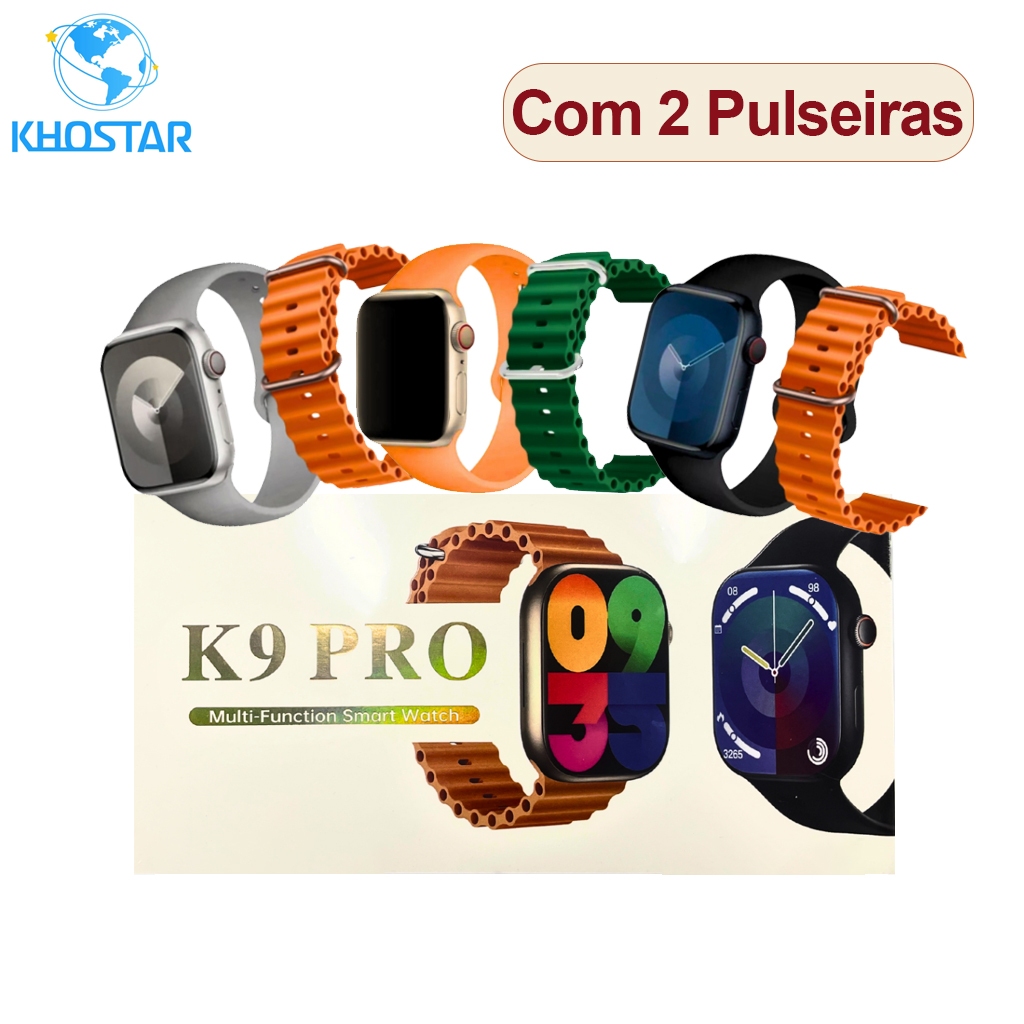 Smartwatch K9 PRO Relógio Inteligente Chat GPT 2.2 Polegadas IP67 GPS ...