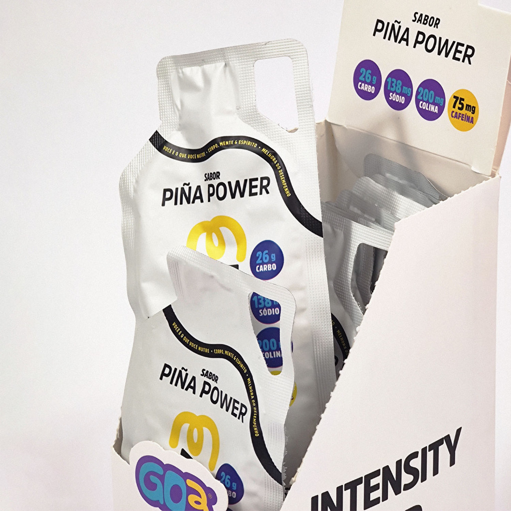 Gel Carb Energy Go3 Pina Power - 10 Sachês 40g cada | Shopee Brasil