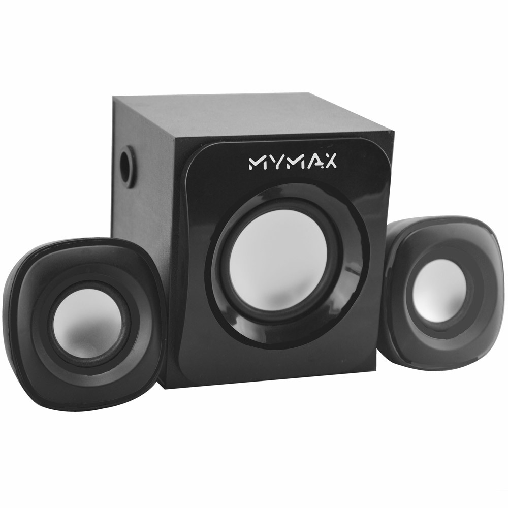 Caixa de Som Subwoofer 2.1 Mymax 7W RMS - Som Potente e Envolvente para ...
