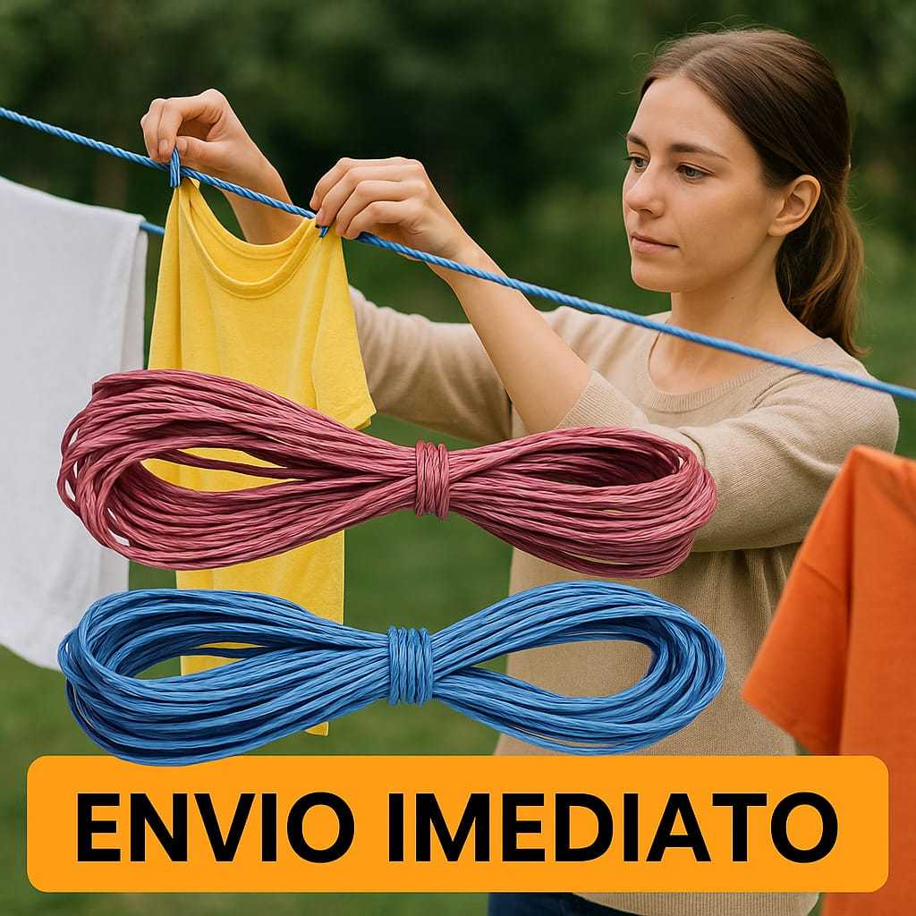 10 Corda Para Varal Em Nylon Forte Grande 10 METROS | Shopee Brasil
