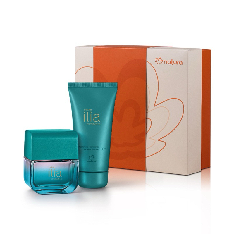Kit Natura Ilía Completa Deo Parfum 50ml + Creme Hidratante Corporal 80ml Original | Shopee Brasil
