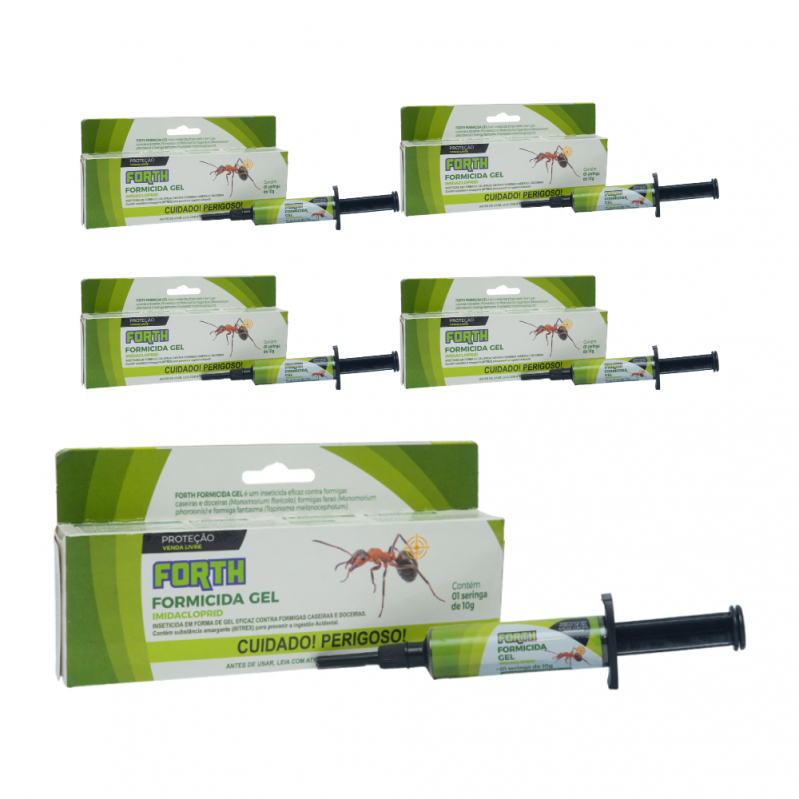 Inseticida FORTH Formicida Gel 10g Bisnaga | Shopee Brasil