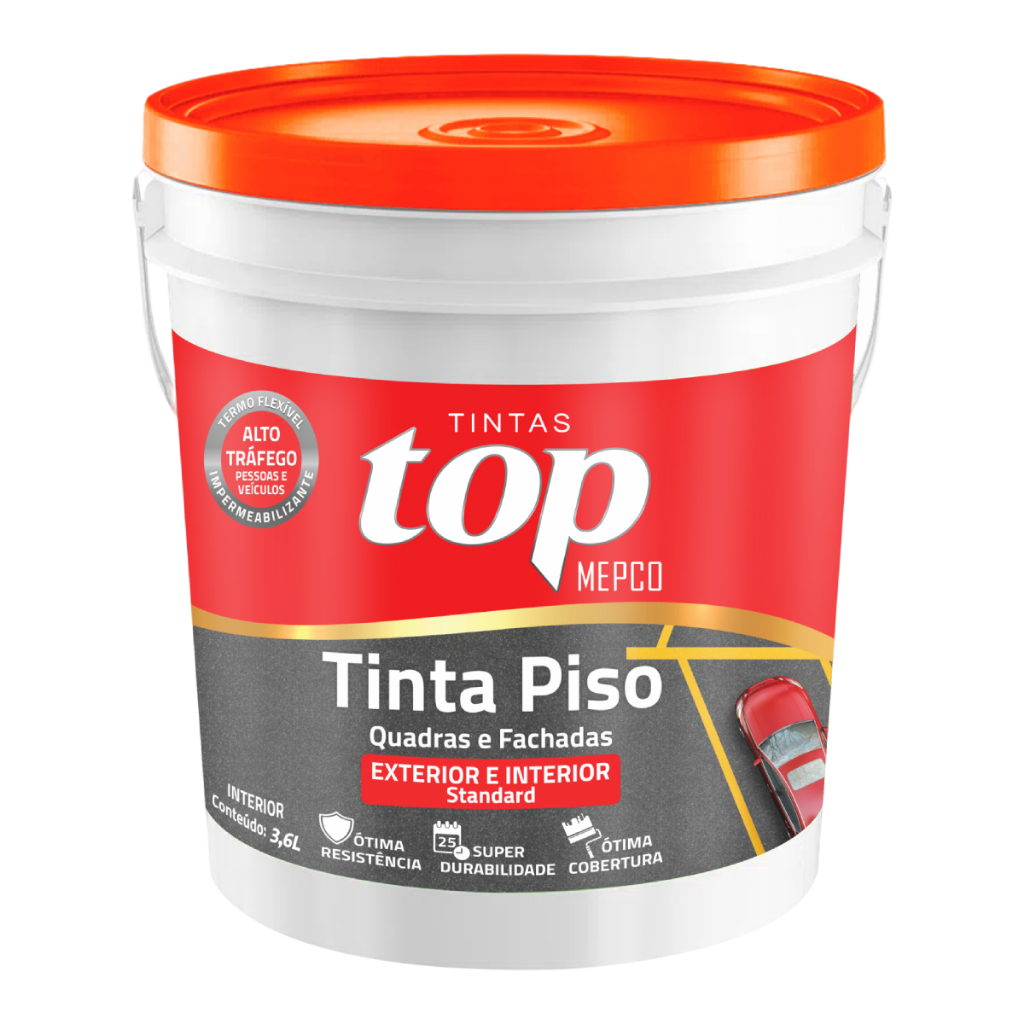 Tinta Acrílica para Piso 0,9L Base Água – Mepco Top Tintas | Shopee Brasil