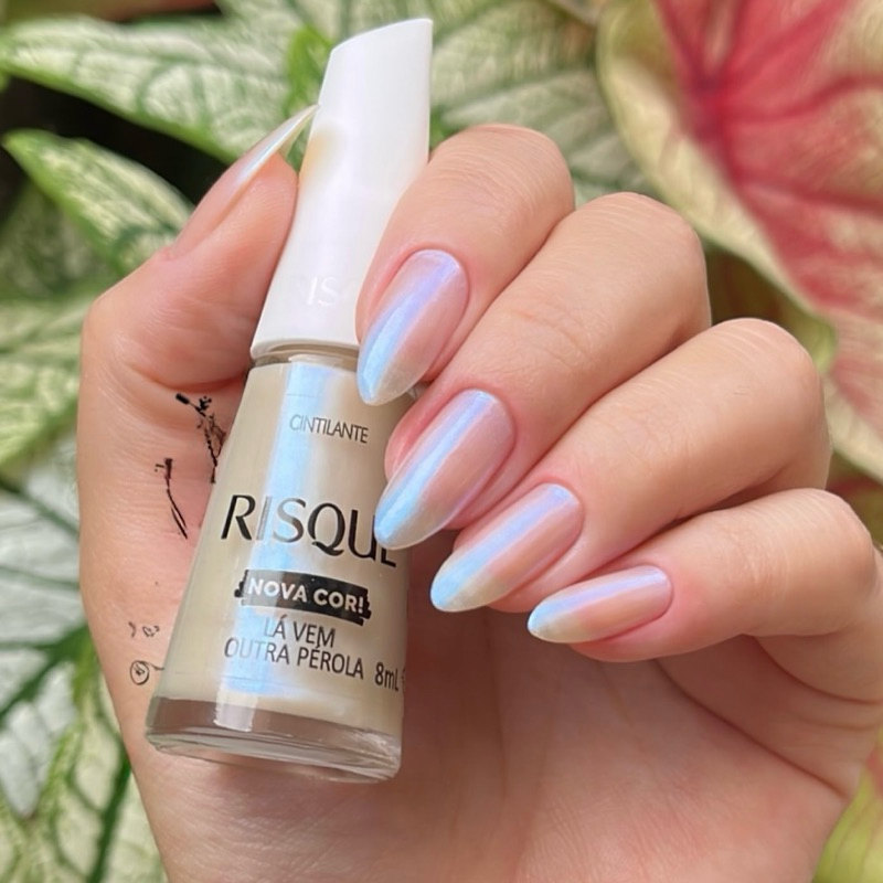 Esmalte Risque Nova Cor Cintulante La Vem Outra Pérola 8ml | Shopee Brasil