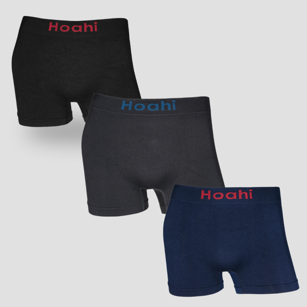 Kit 3 Cueca Boxer Masculina Hoahi Original Sem Costura Poliamida ...