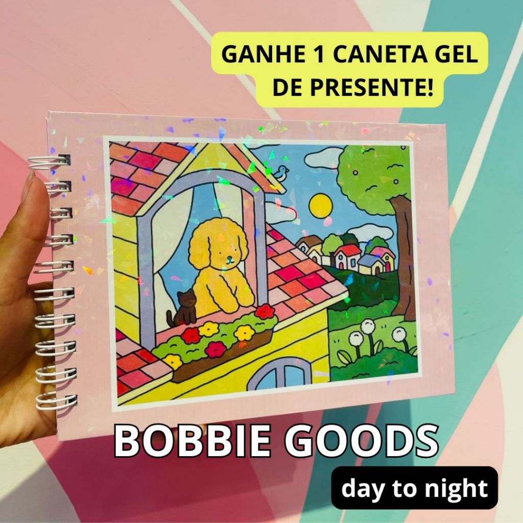 Bobbie Goods Day To Night Volume 2 Livro Colorir Ganhe Caneta Gel ...