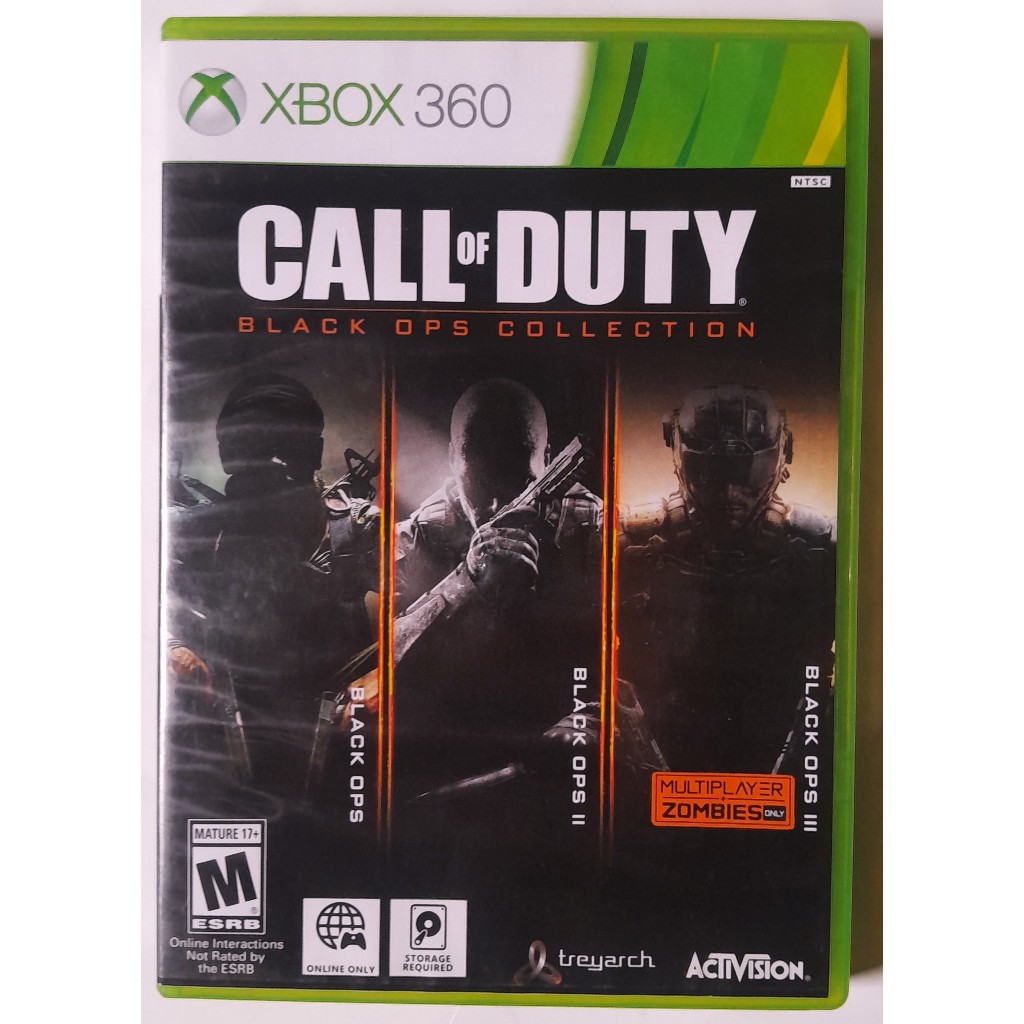 JOGO CALL OF DUTY BLACK OPS COLLECTION XBOX 360 CD ORIGINAL | Shopee Brasil