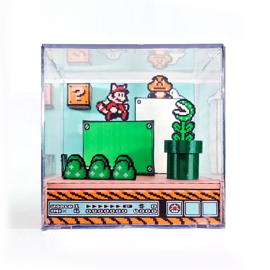Cubo Diorama super mario bros 3 | Shopee Brasil