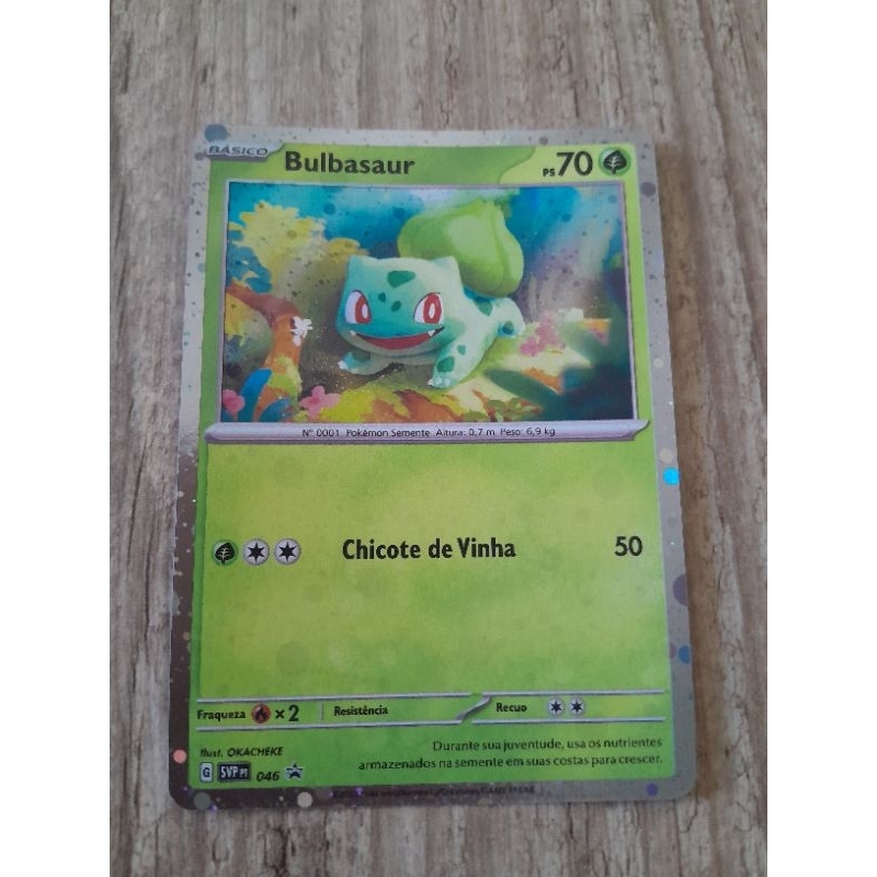 Carta Pokemon Bulbasaur Promo Original SP | Shopee Brasil