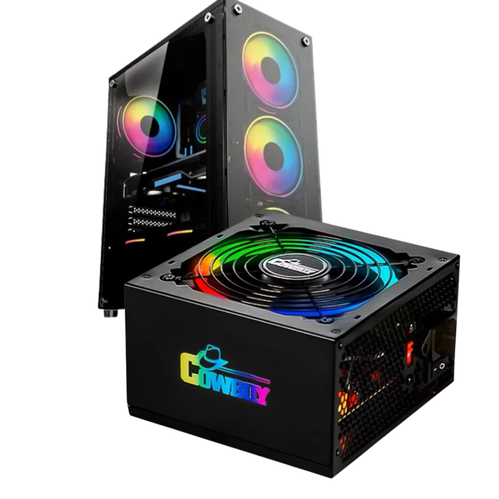 Fonte Atx 500w Iluminacao Rgb Pc Cpu Gamer Silenciosa | Shopee Brasil