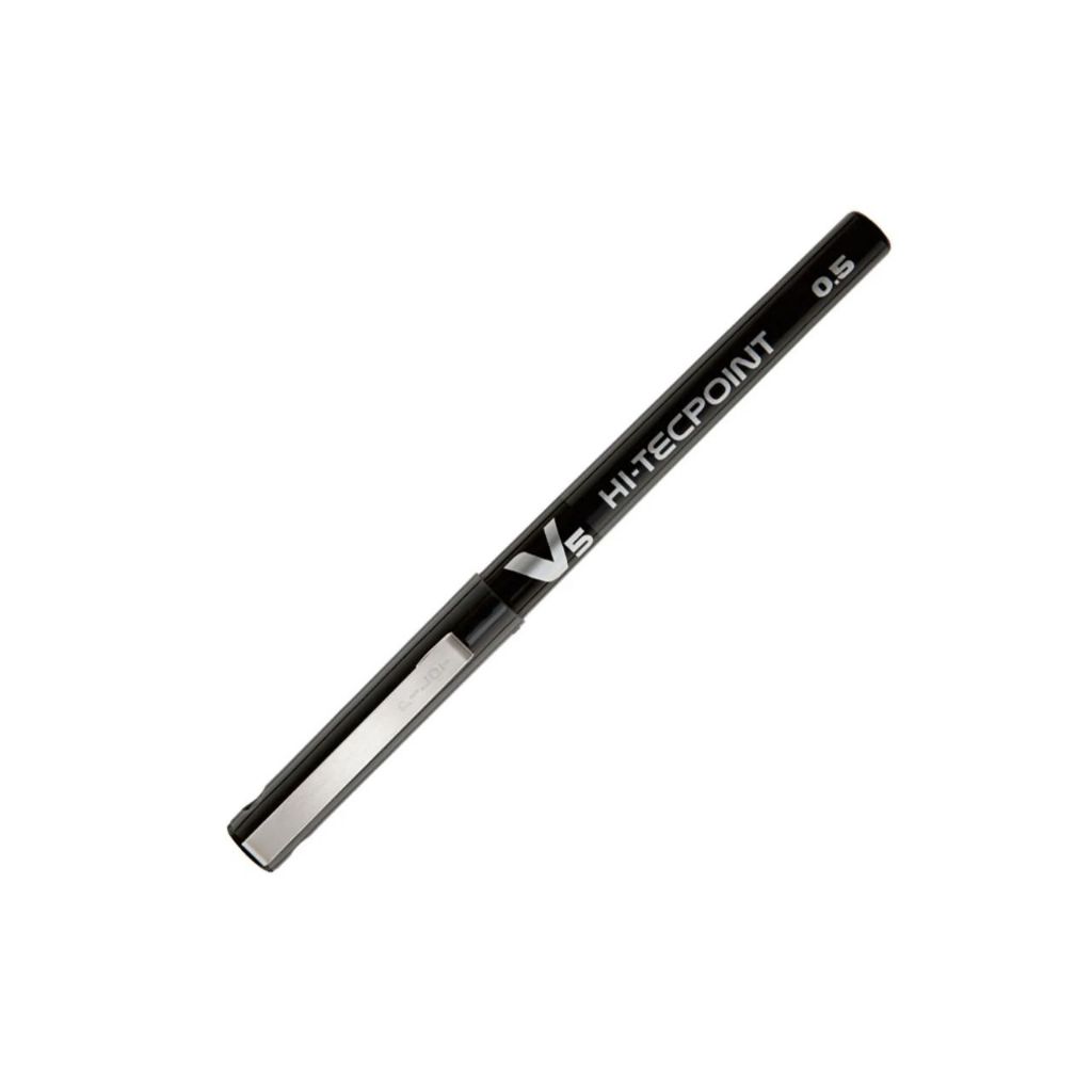 Caneta BX-V5 Hi-Tecpoint 0.5 Pilot Preta Pure Liquid INK Unidade ...