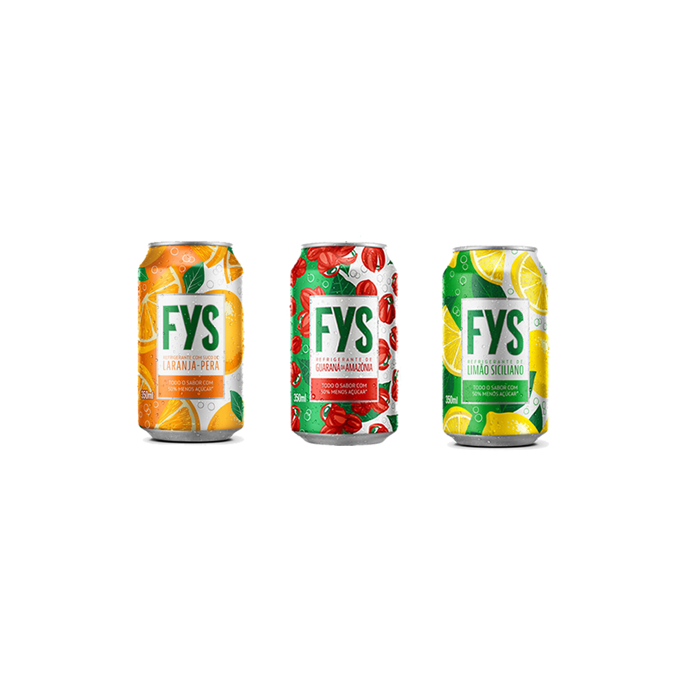 Fys Refrigerante 350 ml do Grupo Heineken | Shopee Brasil