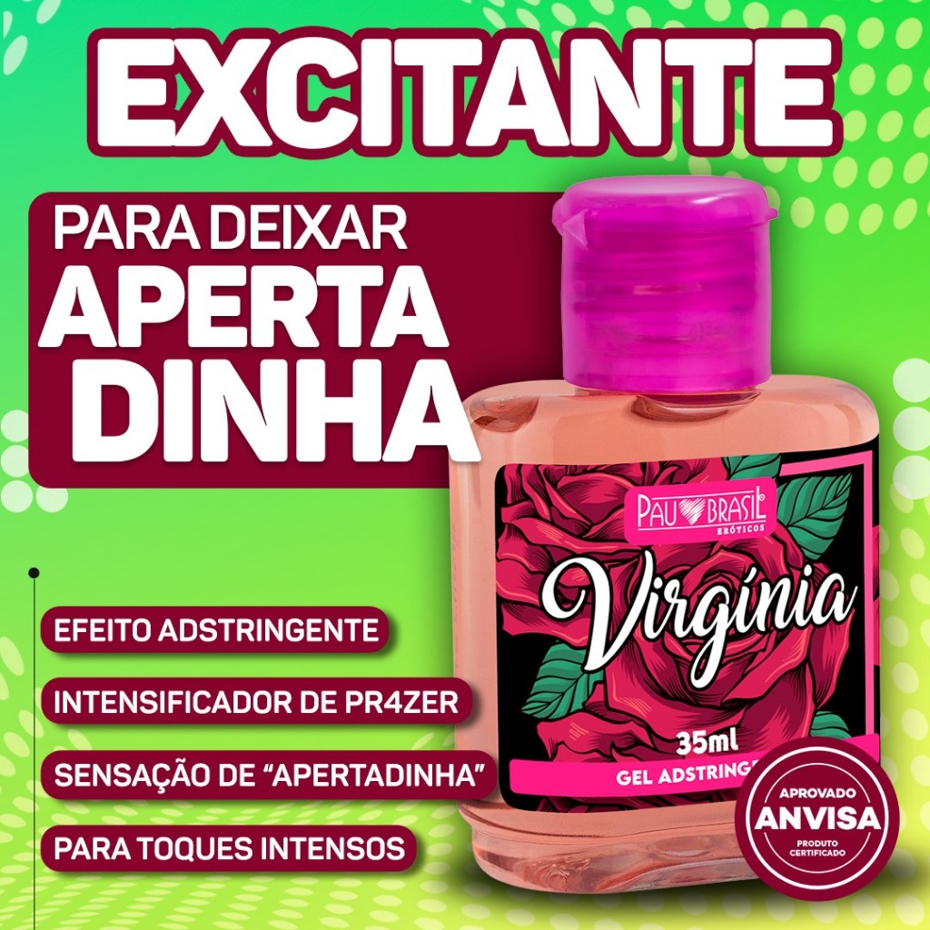 GEL ÍNTIMO VIRGEM DE NOVO ADSTRINGENTE VIRGINIA PARA SEXO ANAL OU ...
