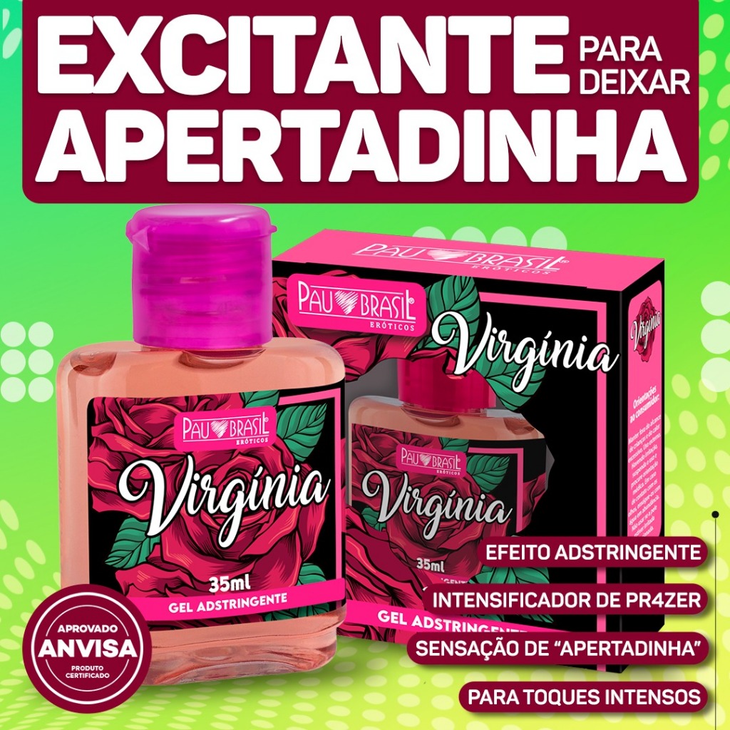 GEL INTIMO ADSTRINGENTE VIRGINIA PARA SEXO ANAL OU VAGINAL - VIRGEM DE ...