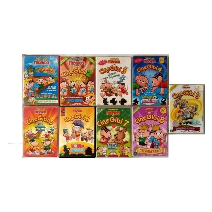 Turma Da Mônica - Cine Gibi - 9 Dvds | Shopee Brasil