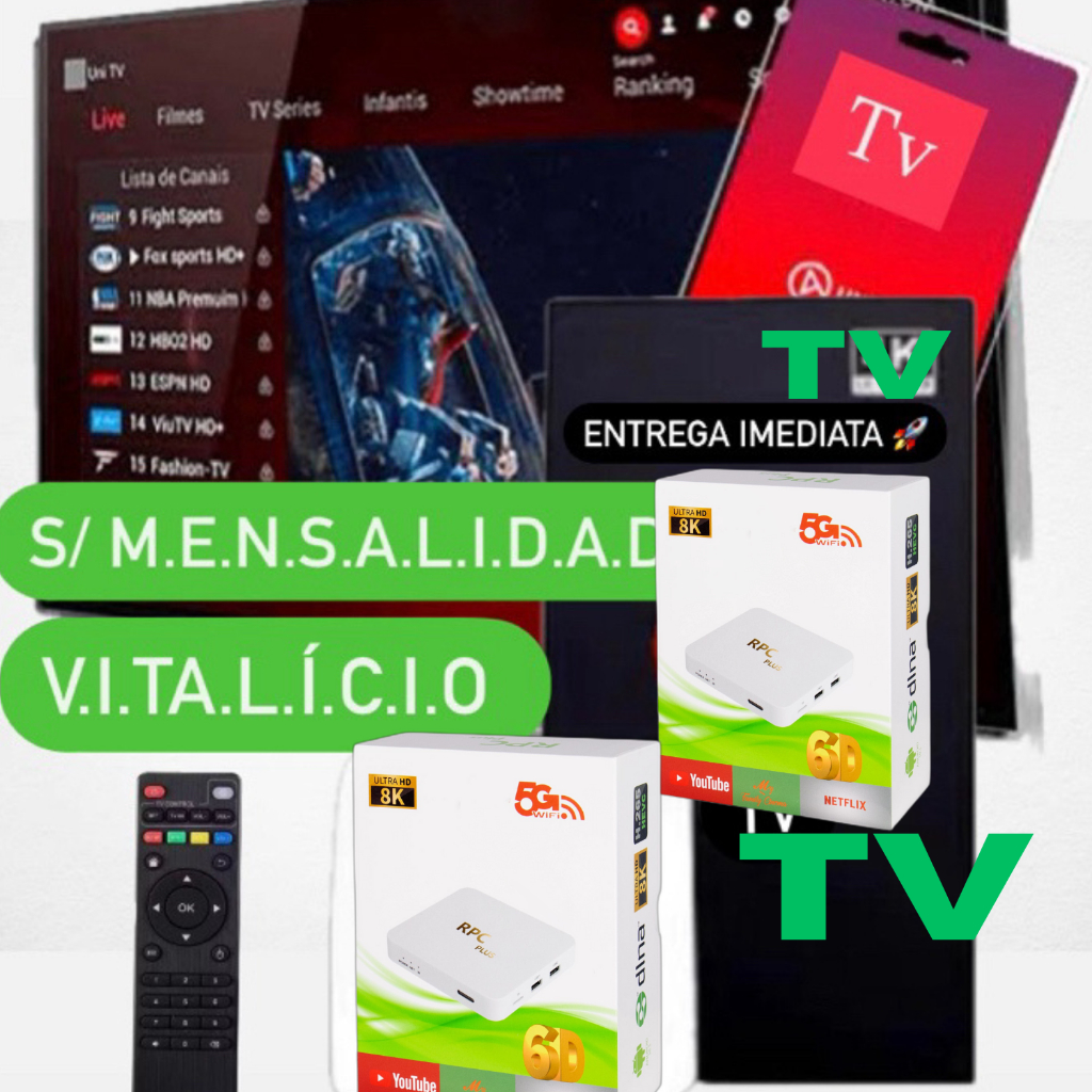 CAIXA BOX SMART TV LANÇAMENTO 2025 - Melhora o Preço