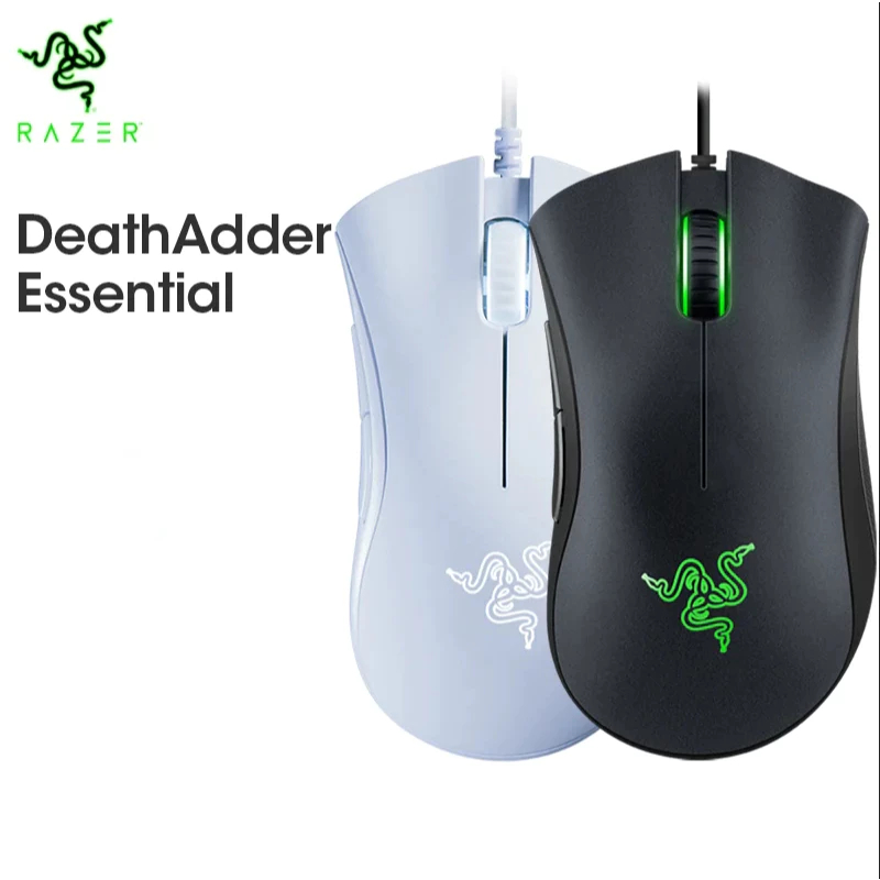 Mouse Gamer Razer DeathAdder Essential 6400 dpi | Shopee Brasil