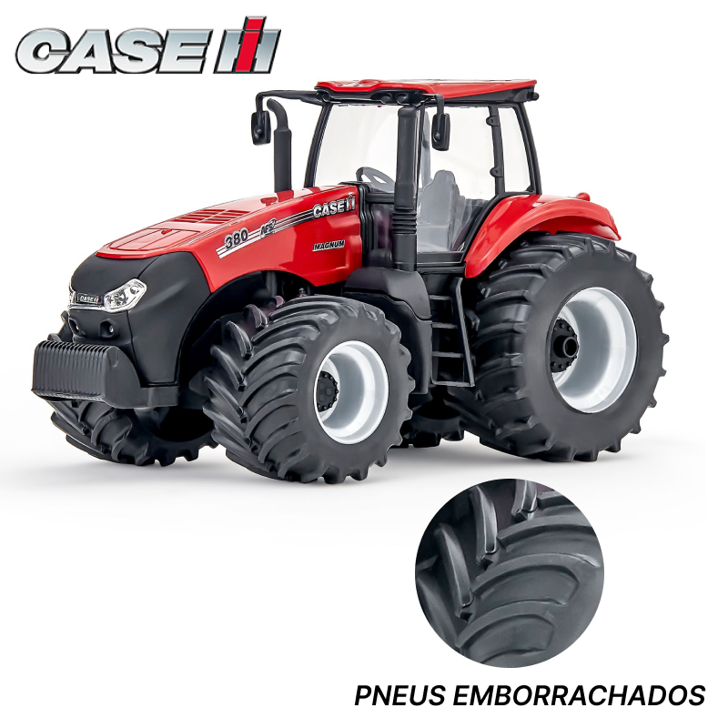 Trator Case Magnum Brinquedo Agro Miniatura Realista Colecionavel ...
