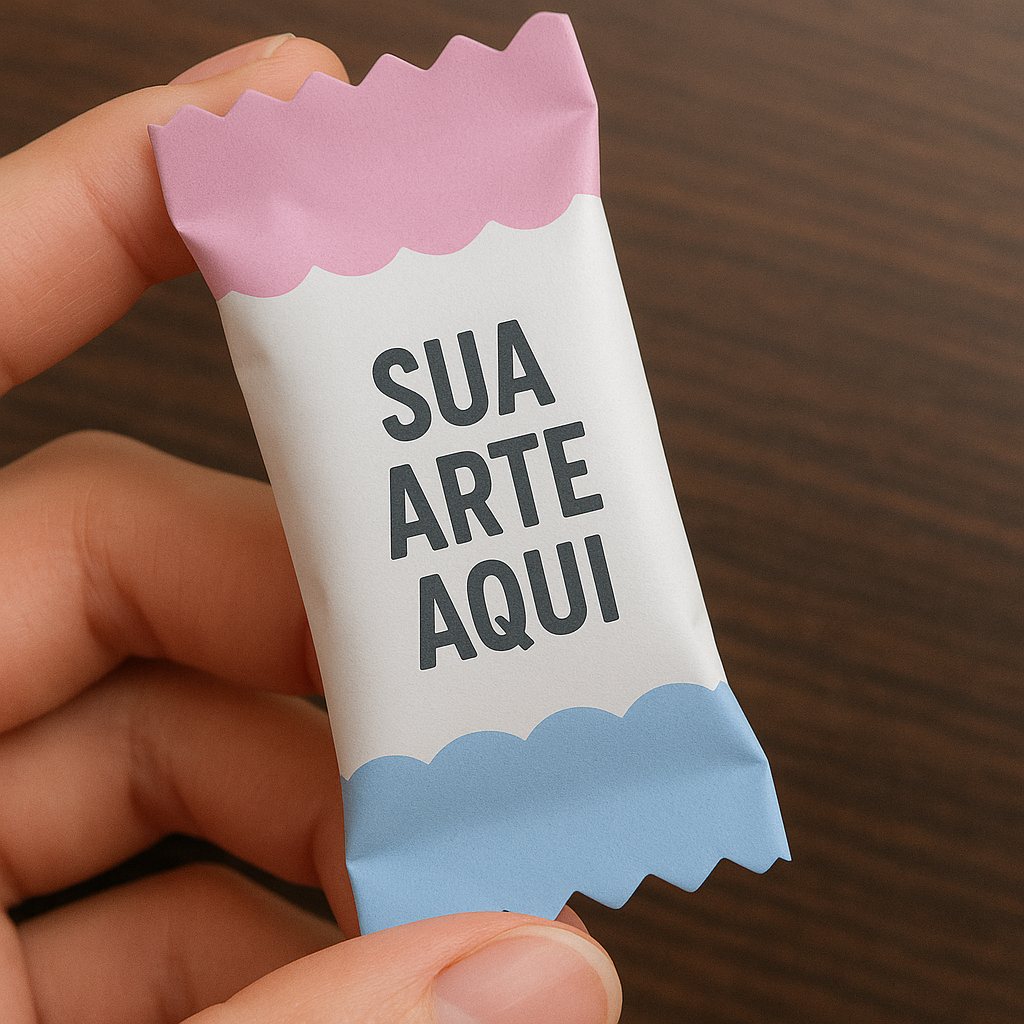 Kit com 100 Balinhas/ PREMIUM/ Personalizadas com a Sua Arte/Logo ...