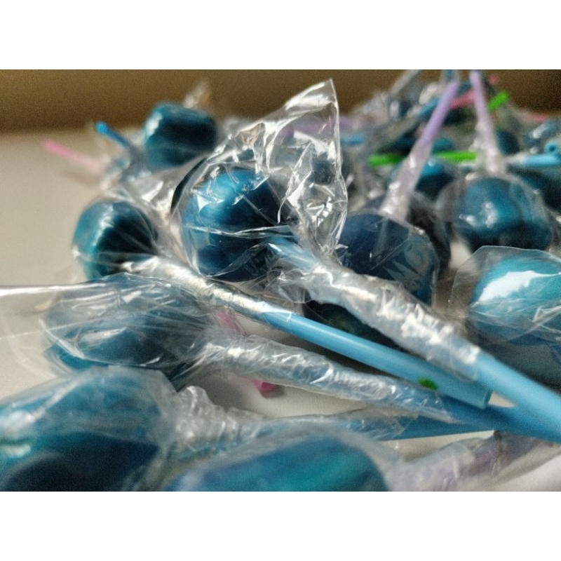 Pirulito pinta lingua Azul 50 unidades - delicioso sabor de tutti ...
