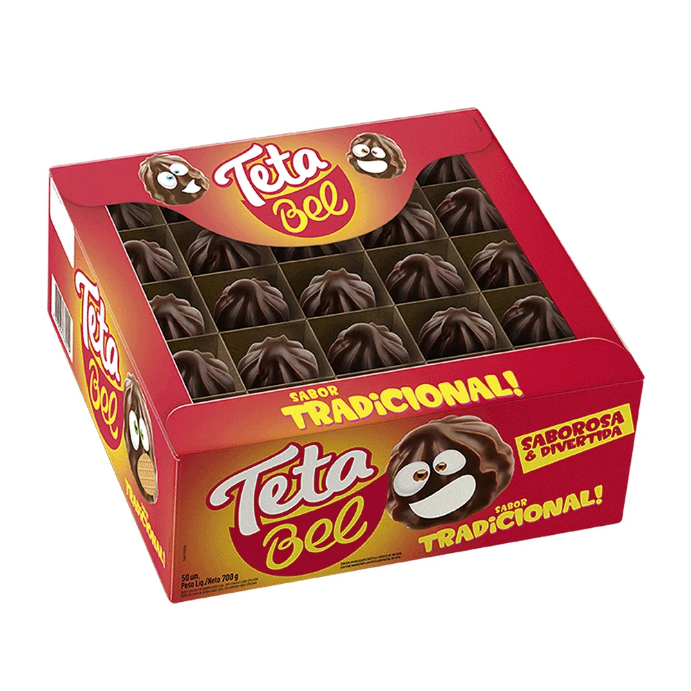 Teta de Nega - TetaBel Ao Leite Tradicional 50 Unidades. - Envio ...