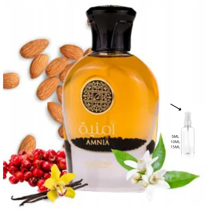 AMNIA Eau de Parfum - Perfume Arabe Unissex 5ML 10ML 15ML | Shopee Brasil