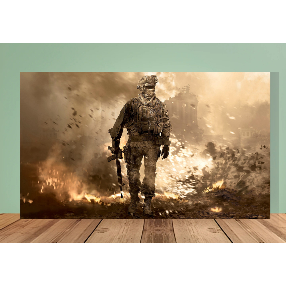 Quadro Placa decorativa geek Game Call of Duty COD FPS Video games ...