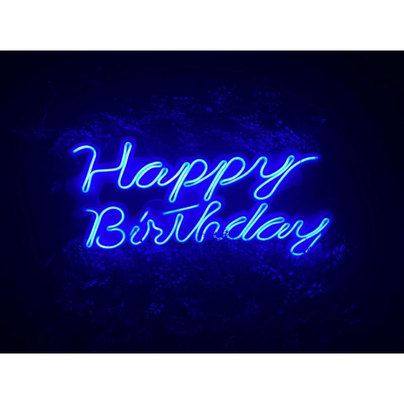 Letreiro Neon Led Happy Birthday 60x28 Cm RGB Colorido com Controle ...