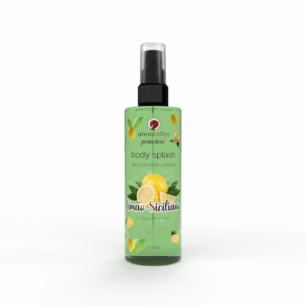 Body Splash Limão Siciliano - Preta Doce | Shopee Brasil