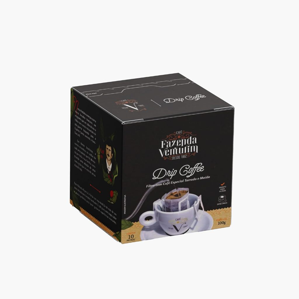 Drip Coffee (Café de Bolso) Gourmet Torrado e Moído - Sachê com Hastes ...