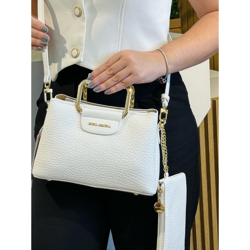 Bolsa transversal e de mão feminina Rosa amora original | Shopee Brasil