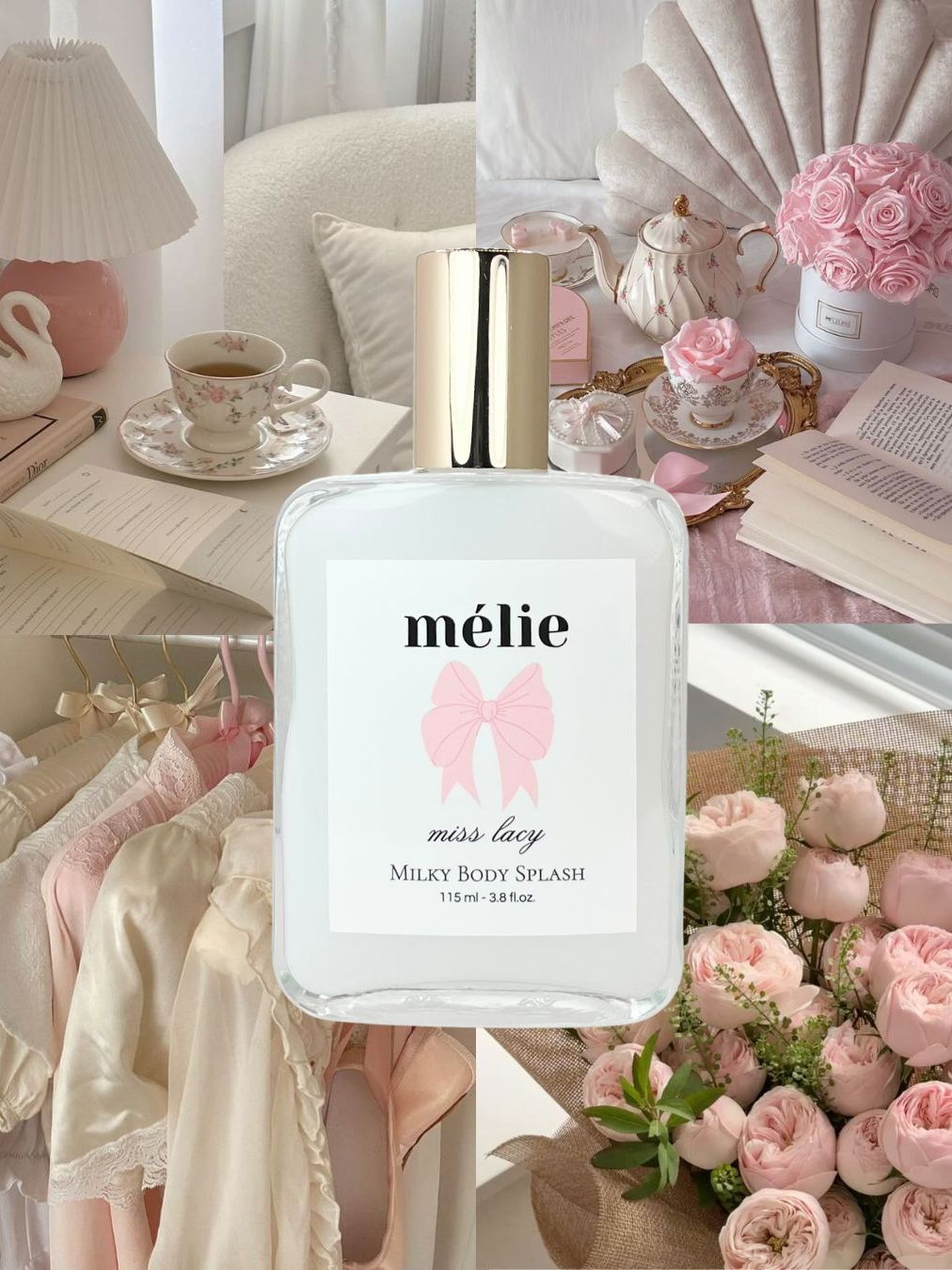 Milky Body Splash Miss Lacy Mélie 115 ml | Shopee Brasil