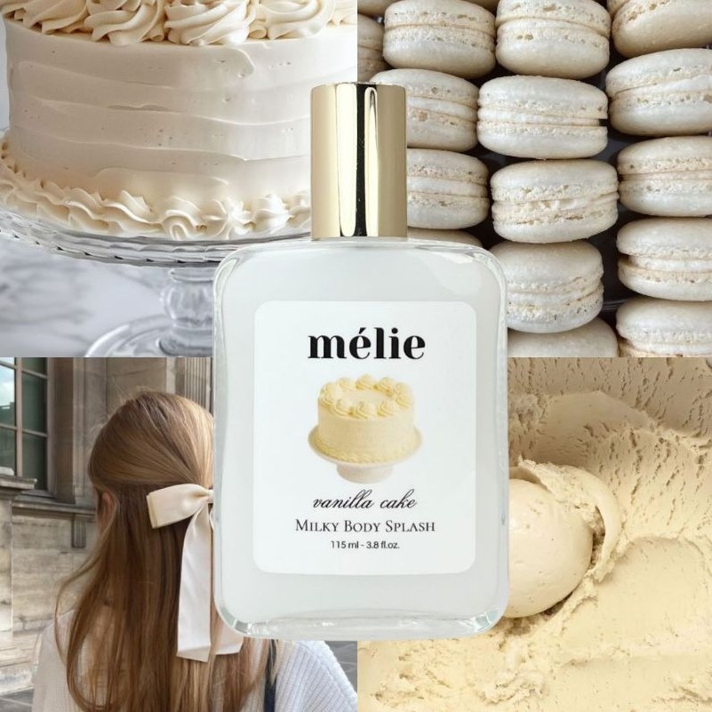 Milky Body Splash Perfume Vanilla Cake 115 ml | Shopee Brasil