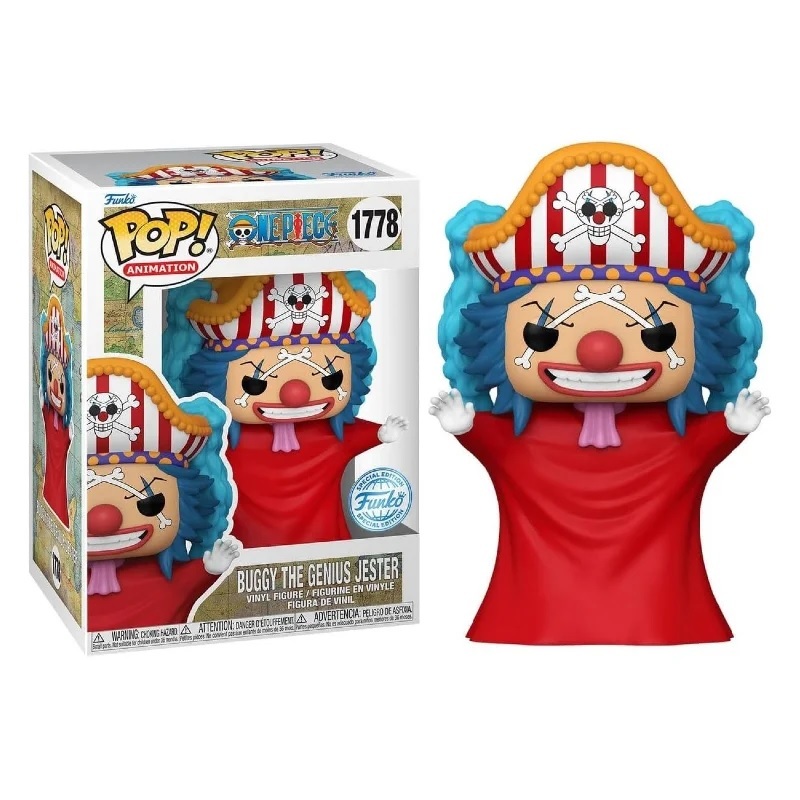 Funko Pop One Piece Buggy The Genius Jester 1778 | Shopee Brasil