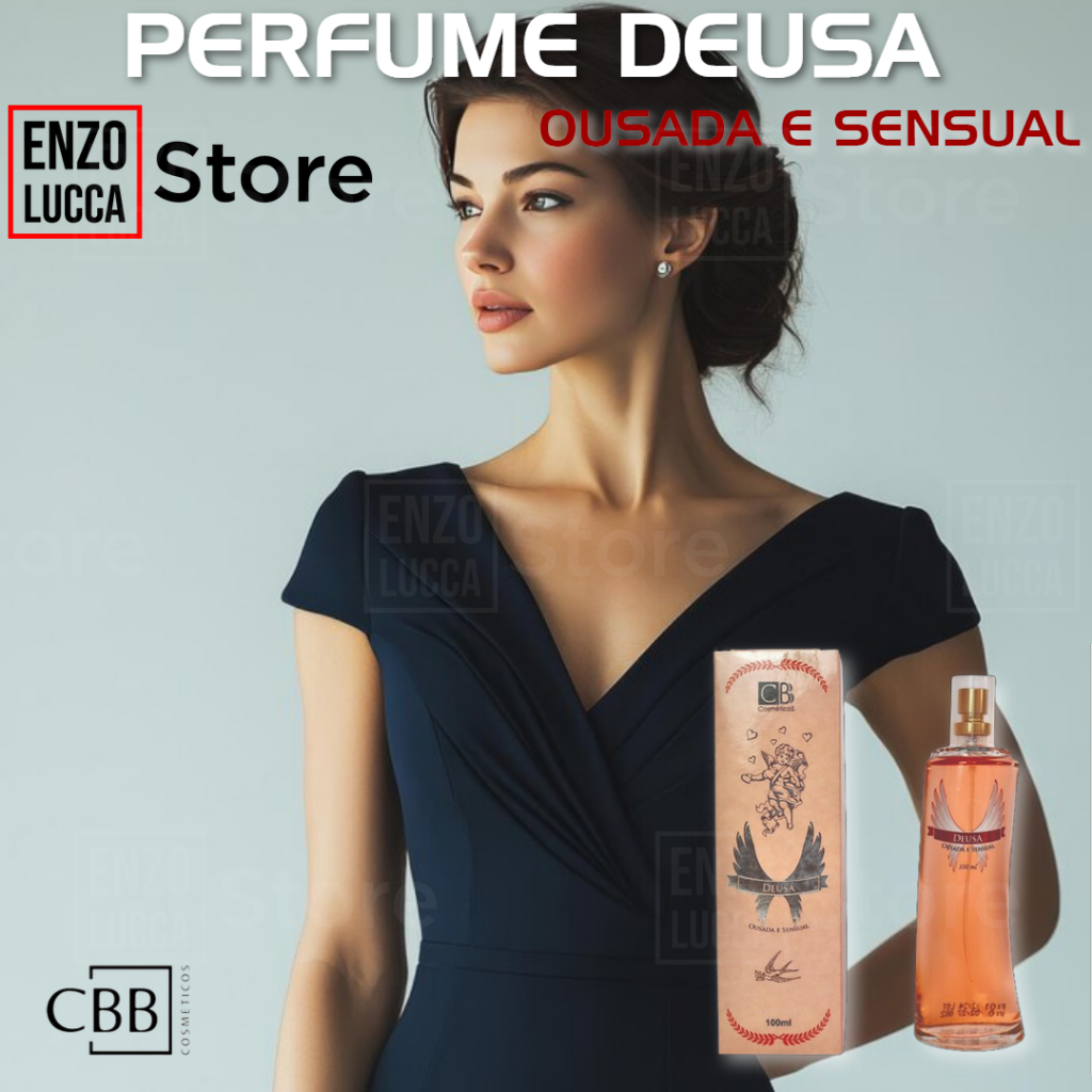 Perfume Feminino Deusa Deo Colônia Ousada e Sensual 100ml | Shopee Brasil