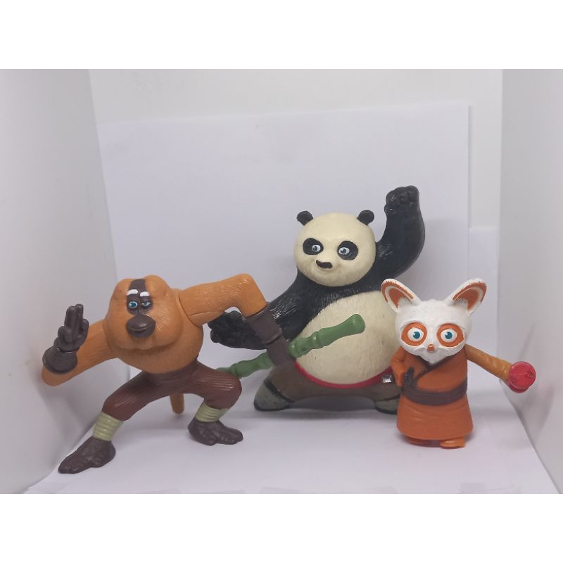 Lote 3 bonecos Kung-Fu Panda McDonald's | Shopee Brasil
