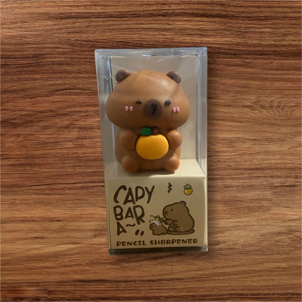 Apontador de Capivara– Capybara Pencil Sharpener | Papelaria Fofa ...
