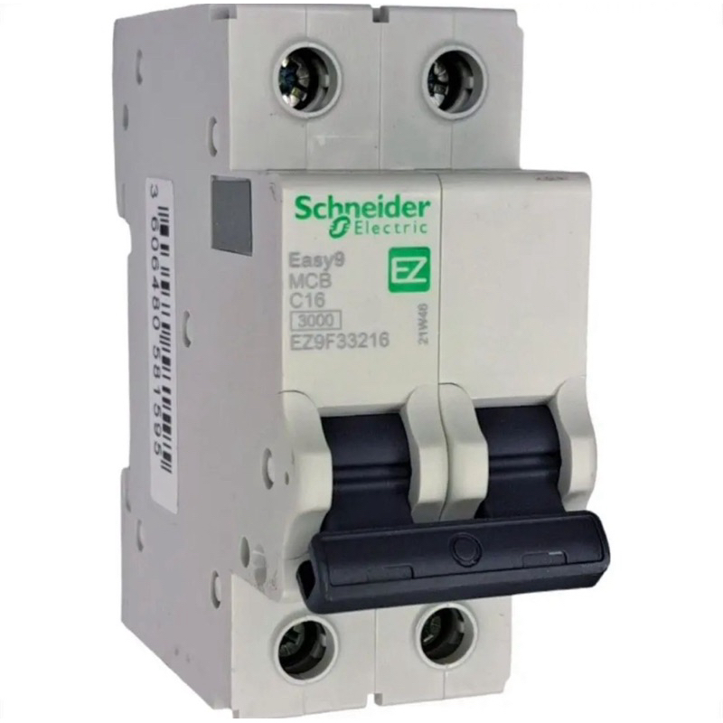Disjuntor Easy9 Bipolar 16A Curva C - Schneider | Shopee Brasil