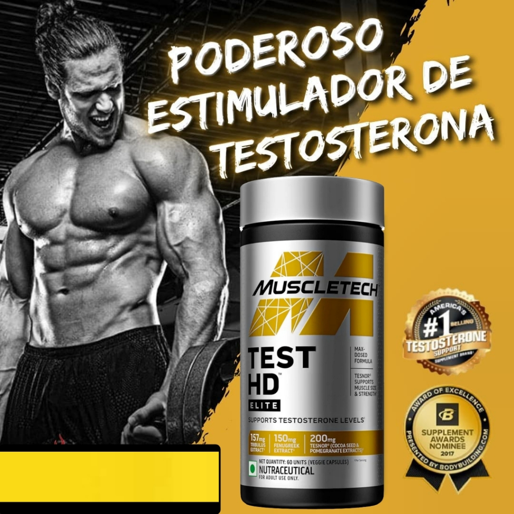 Muscletech alpha Test Hd Elite 120 Capsulas Americano_Importado ...