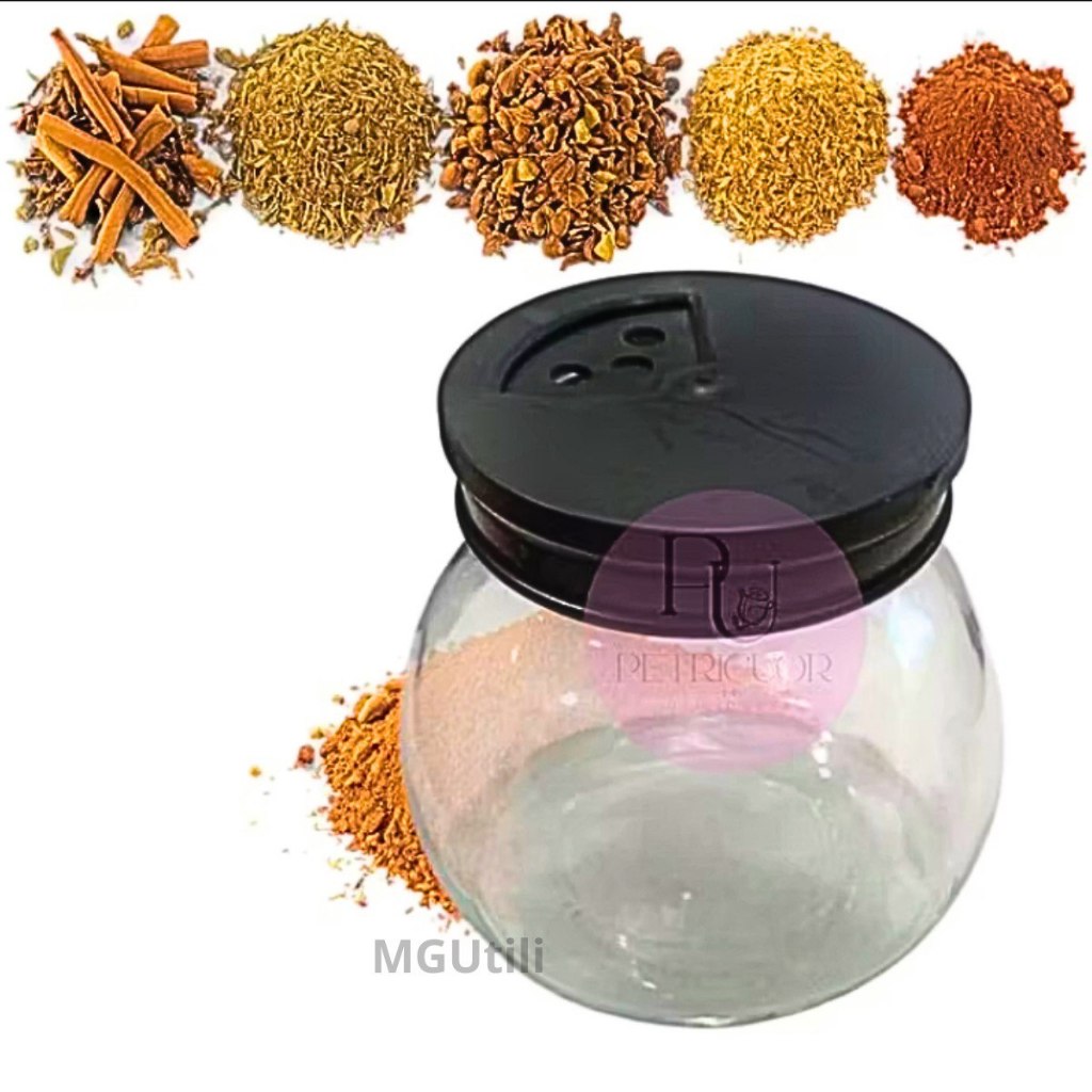 Kit 3 Porta Tempero Condimento Pote Vidro 200ml Jogo Cozinha Potinho ...