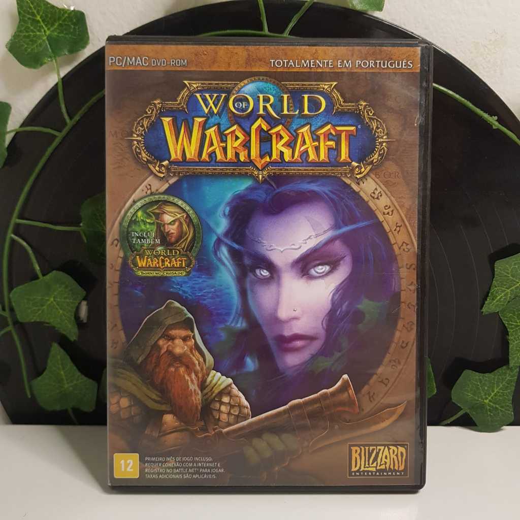 Dvd Duplo - Game World Of Warcraft Original + Burning Crusade | Shopee ...