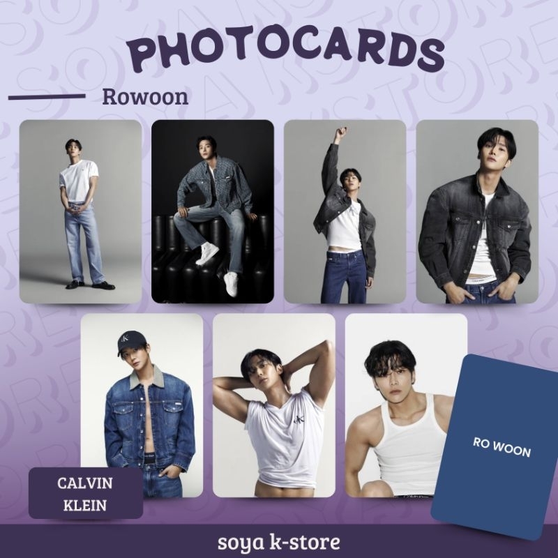 PHOTOCARDS ROWOON CK - RO-WOON - SF9 - DORAMA | Shopee Brasil