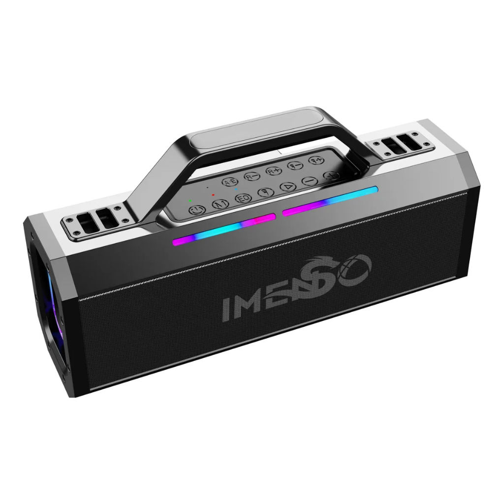 Caixa de Som X52 Imenso 140w Bateria 18000mah com Microfone e Controle ...