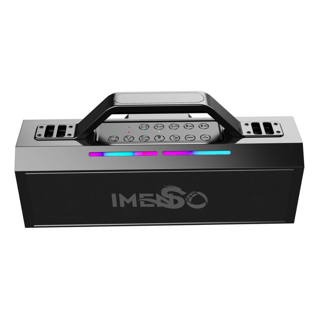 Caixa de Som X52 Imenso 140w Bateria 18000mah com Microfone e Controle ...