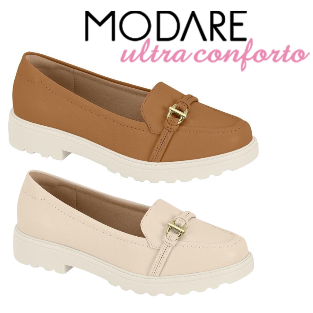 Mocassim Modare Ultraconforto Feminino Original Sapatilha | Shopee Brasil