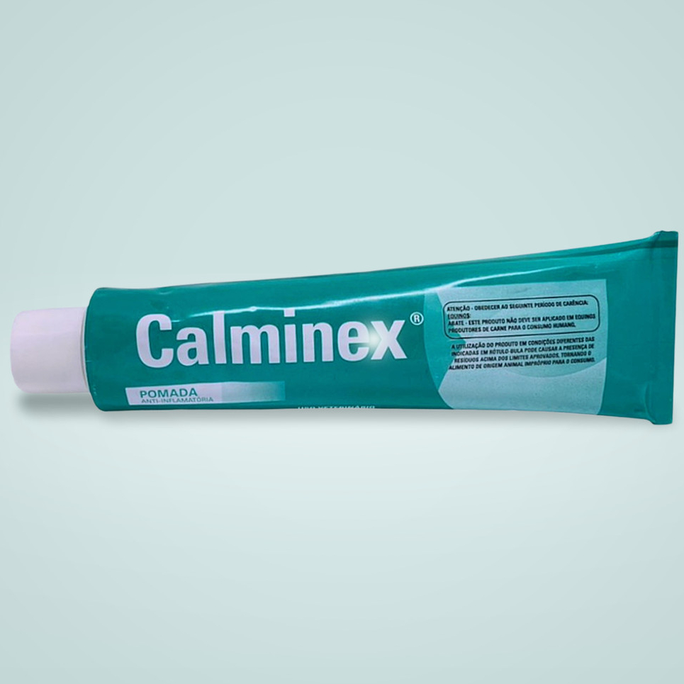 Calminex 100g Pomada Anti-inflamatoria Uso Veterinário | Shopee Brasil