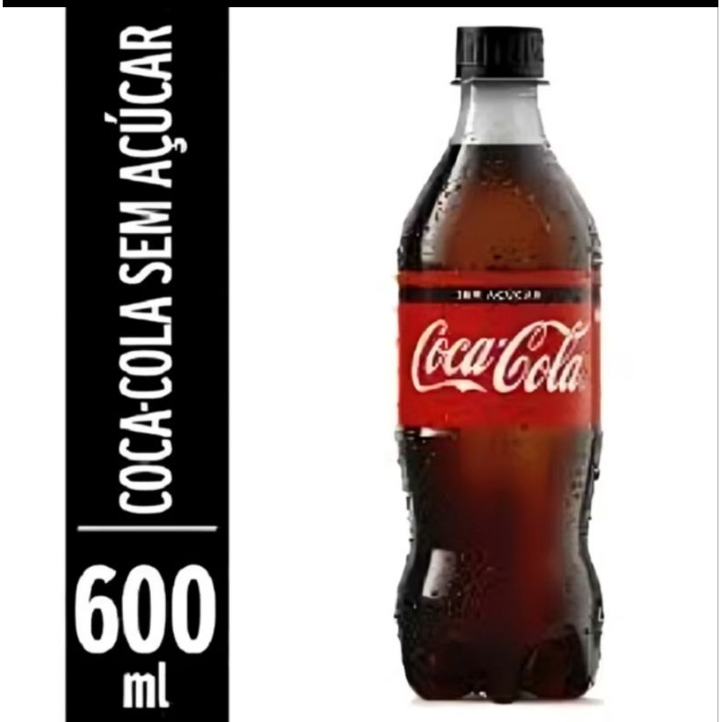 coca cola zero 600 ML | Shopee Brasil